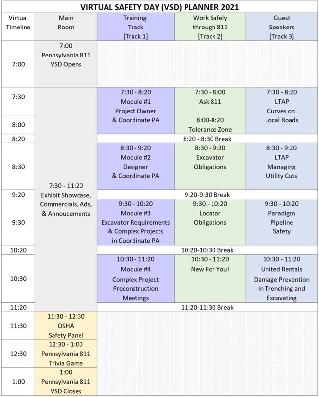 Safety Day | Pennsylvania One Call System